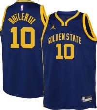 Jordan Youth Golden State Warriors Jimmy Butler #10 Navy Swingman ...