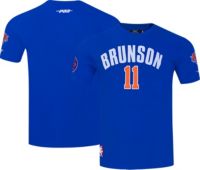 Pro Standard Men's New York Knicks Jalen Brunson #11 Blue T-Shirt ...