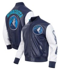 Pro Standard Men's Minnesota Timberwolves Navy Leather Jacket | Dick's ...