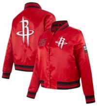 Pro Standard Women's Houston Rockets Red Retro Classic Rib Satin Jacket ...