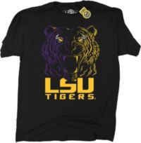 The Duck Company Men's LSU Tigers Black Dramatic Mascot T-Shirt | Dick ...