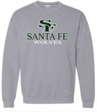 Pel Athletic Men's Edmond Santa Fe High School Grey Crewneck Sweatshirt ...