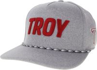 League-Legacy Adult Troy Trojans Grey Script Caddy Hat | Dick's ...