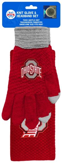 Little Earth Ohio State Buckeyes Headband And Glove Set | Dick's ...