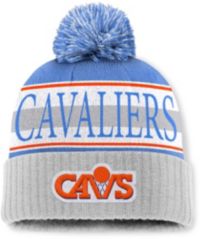 Mitchell & Ness Adult Cleveland Cavaliers Blue Cuff Pom Knit Beanie ...