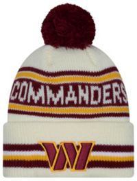 New Era Adult Washington Commanders White Classic Knit Beanie | Dick's ...