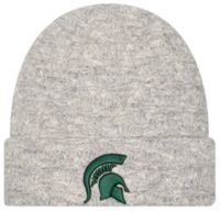 New Era Women's Michigan State Spartans Grey Metallic Cuffed Knit ...