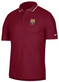 Nike Adult FC Barcelona Crimson Logo Polo | Dick's Sporting Goods