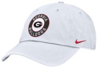 Nike Adult Georgia Bulldogs White Primetime Club Adjustable Hat | Dick ...