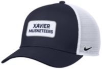 Nike Adult Xavier Musketeers Navy Rise Twill Patch Trucker Hat | Dick's ...