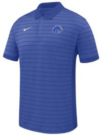 Nike Men's Boise State Broncos Royal Dri-FIT Victory Striped Polo ...