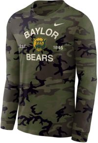 Nike Men's Baylor Bears Camo 2025 Military Appreciation Long Sleeve ...