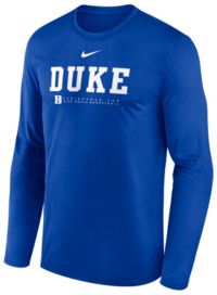 Nike Men's Duke Blue Devils Game Royal Dri-FIT Shoot Long Sleeve T ...