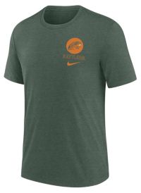 Nike Men's Florida A&M Rattlers Green Triblend LC Stack Logo Short ...
