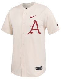 Nike Men's Arkansas Razorbacks Natural Replica Alternate Baseball ...