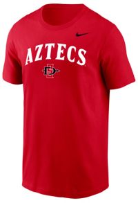 Nike Men's San Diego State Aztecs Red Dri-FIT Cotton T-Shirt | Dick's ...
