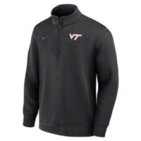 Nike Men's Virginia Tech Hokies Black Coaches Dri-Fit Half-Zip Jacket ...