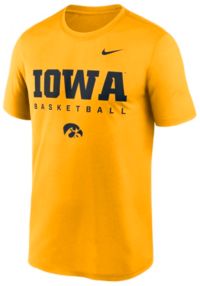Nike Men's Iowa Hawkeyes University Gold Legend Basketball T-Shirt ...