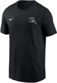 Nike Men's Iowa State Cyclones Black Blackout25 Sideline T-Shirt | Dick ...