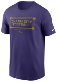 Nike Men's Baltimore Ravens Cotton Essential Local New Orchid T-Shirt ...