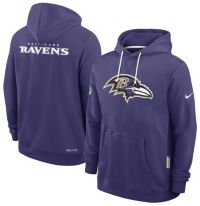 Nike Men's Baltimore Ravens New Orchid Standard Issue Pullover Hoodie ...