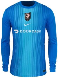 Nike Adult Angel City FC 2025-26 Blue Goalkeeper Jersey | Dick's ...