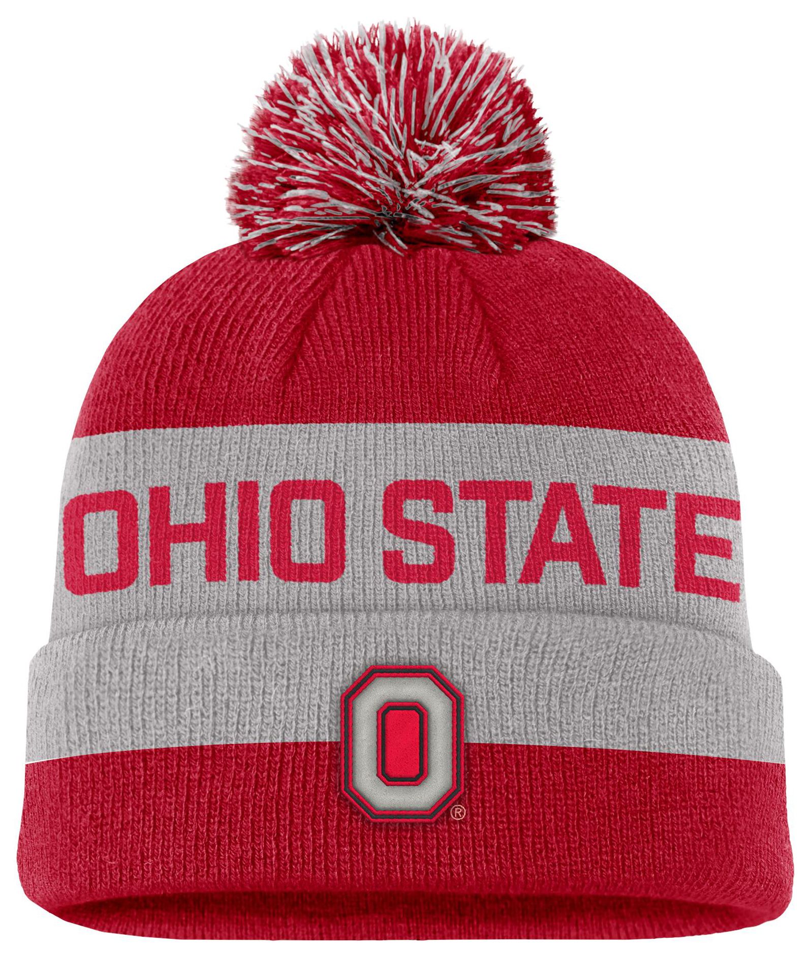 Nike Youth Ohio State Buckeyes Red Peak Gameday Sideline Knit Beanie ...