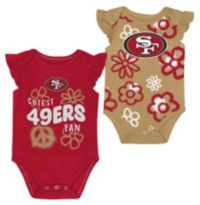 NFL Team Apparel Infant San Francisco 49ers Red Newborn Heart Content 2 ...
