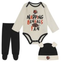 NFL Team Apparel Infant Cincinnati Bengals Black Newborn Little Champ 3 ...