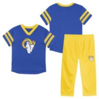 NFL Team Apparel Infant Los Angeles Rams Royal Red Zone 2-Piece Set ...