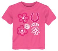 NFL Team Apparel Toddler Indianapolis Colts Pink Flower Power T-Shirt ...