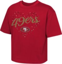 NFL Team Apparel Girl's San Francisco 49ers Love Star Dark Red T-Shirt ...