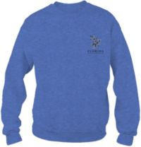 New World Graphics Adult Florida State Blue Flowers Crewneck Sweatshirt ...