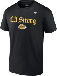 NBA Adult Los Angeles Lakers LA Strong Black T-Shirt | Dick's Sporting ...