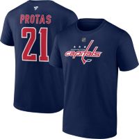 Fanatics Men's Aliaksei Protas #21 Washington Capitals Navy T-Shirt ...