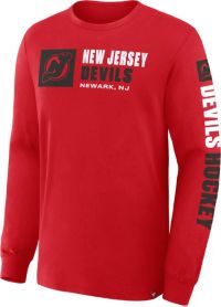 NHL Men's New Jersey Devils Red Legacy Long Sleeve T-Shirt | Dick's ...