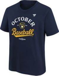 MLB Team Apparel Youth Milwaukee Brewers 'October Baseball' 2025 ...