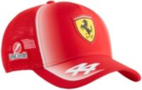PUMA Men's F1 Ferrari Lewis Hamilton #44 Red Adjustable Trucker Hat ...