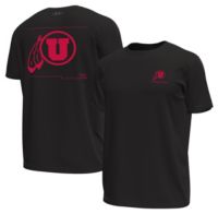 Under Armour Men's Utah Utes Black Tech Stretch Short Sleeve T-Shirt ...
