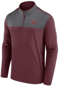 Logo Athletic Men's Minnesota Golden Gophers Classic Maroon 1/4 Zip ...
