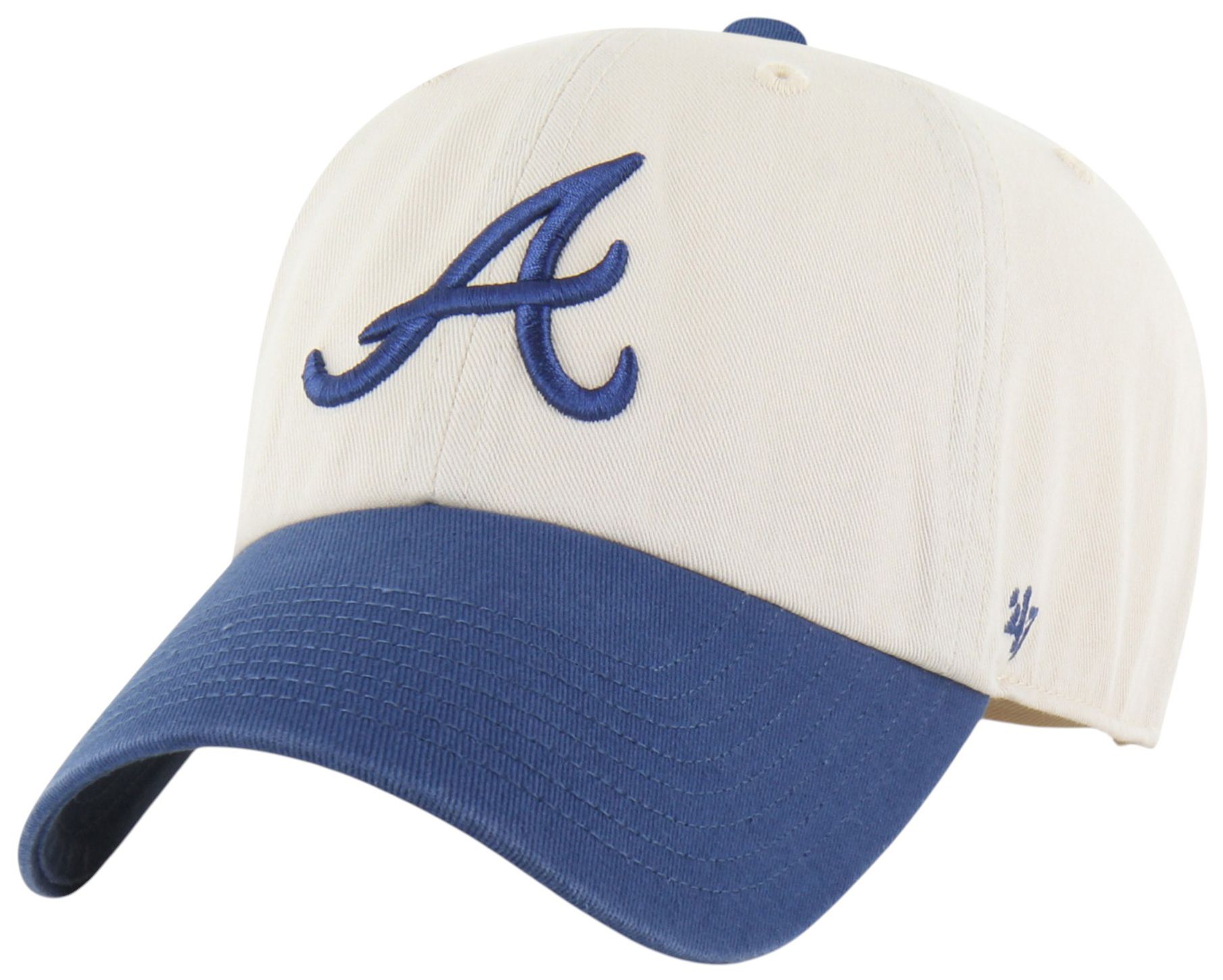 '47 Adult Atlanta Braves Cream 2-Tone Clean Up Hat | Dick's Sporting Goods