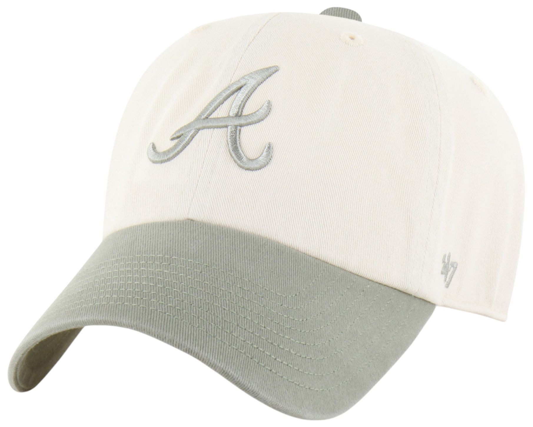 '47 Adult Atlanta Braves Cream 2-Tone Clean Up Hat | Dick's Sporting Goods