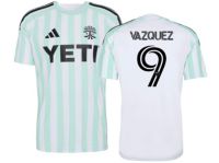 adidas Adult Austin FC Brandon Vazquez #9 2026 Secondary Replica 'The ...