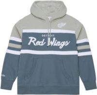 Mitchell & Ness Men's Detroit Red Wings Light Grey Head Coach Pullover ...