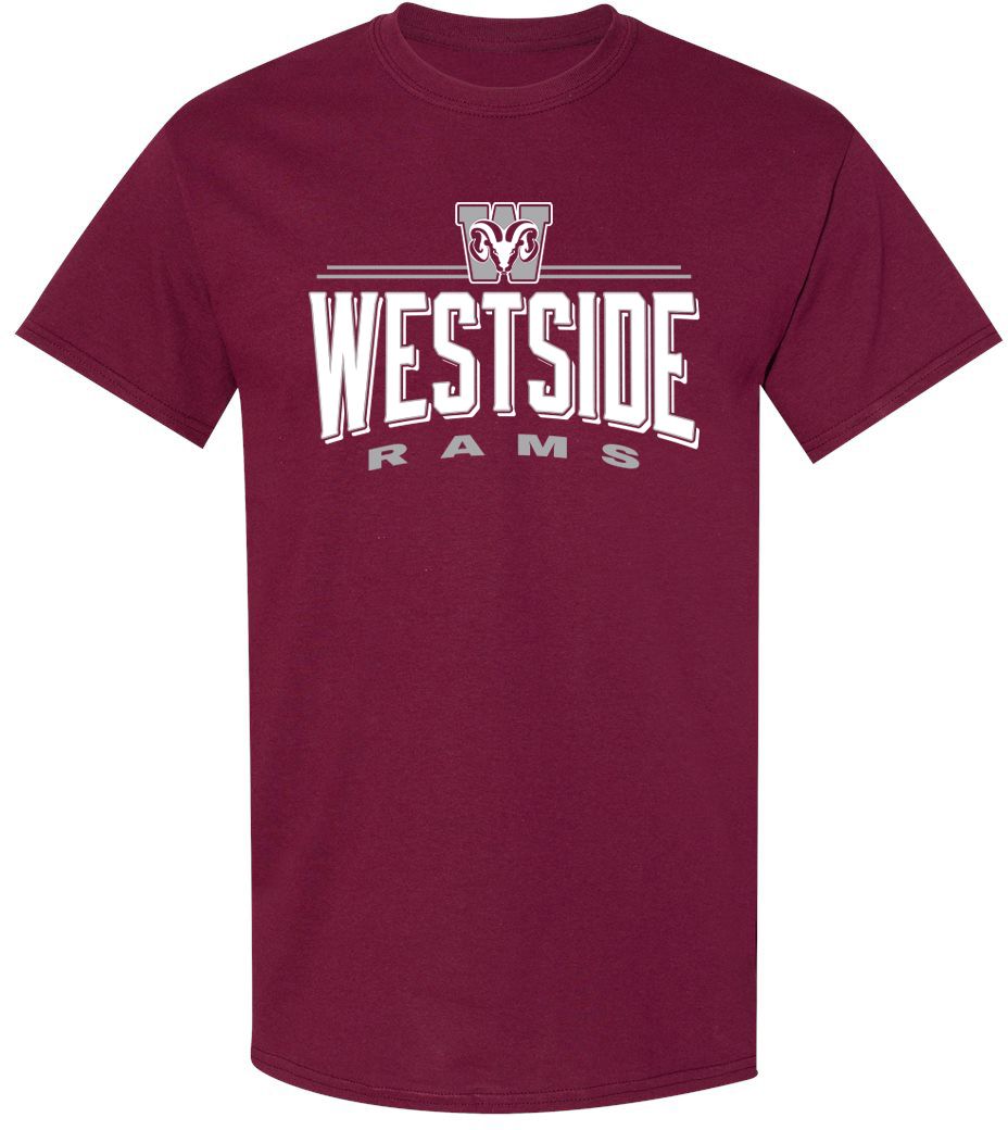 Pel Athletic Adult Westside High School Maroon T-Shirt | Dick's ...