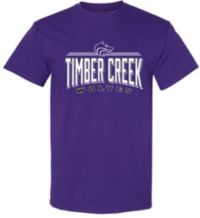 Pel Athletic Adult Timber Creek High School Purple T-Shirt | Dick's ...