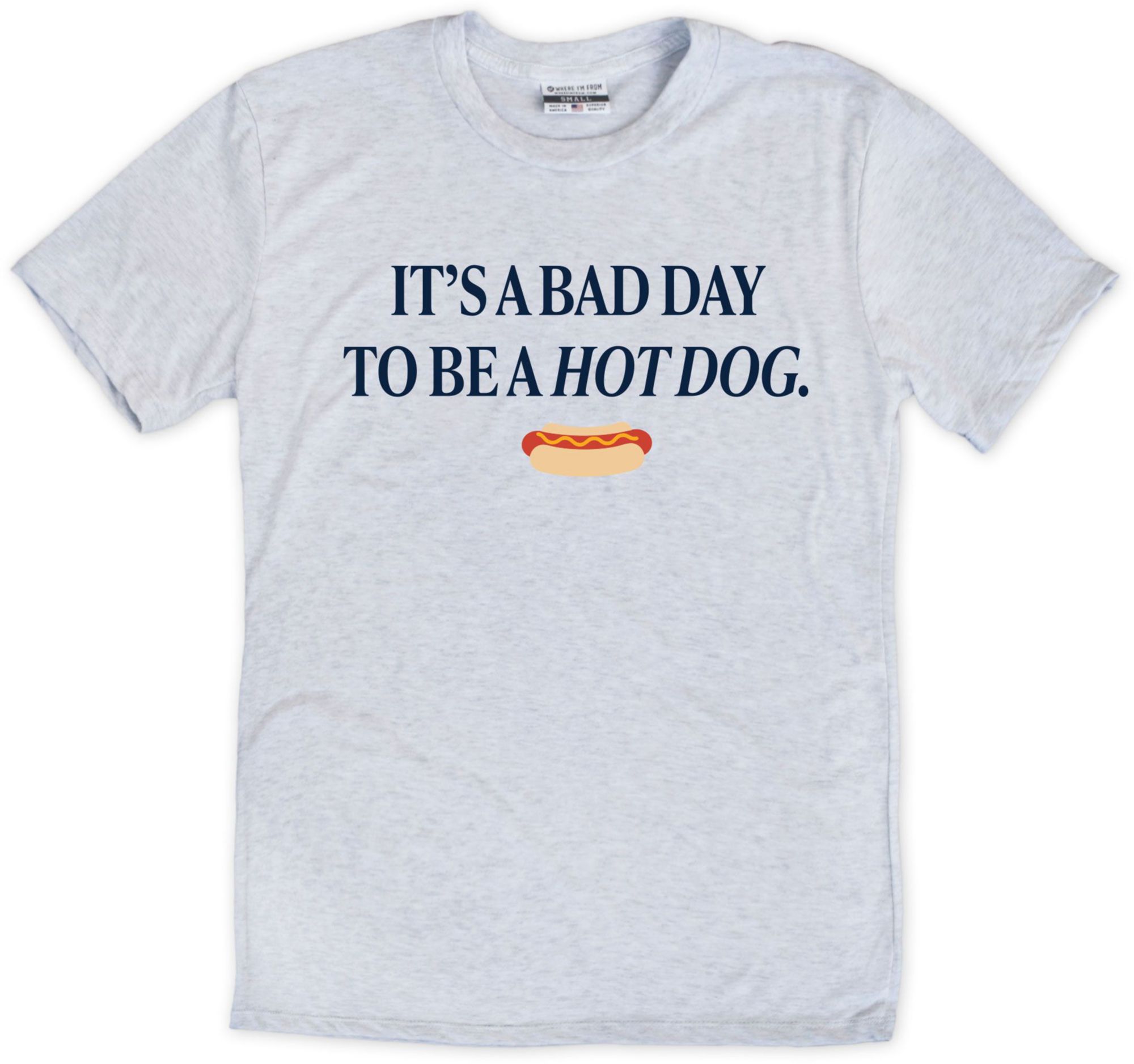 Where I'm From Adult Hot Dog Cream T-Shirt | Dick's Sporting Goods
