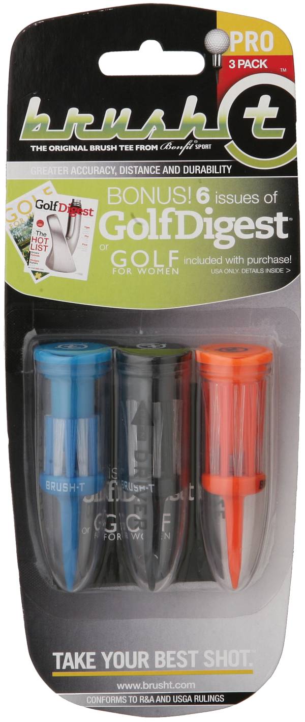 Brush-t Multi Golf Tees - 3 Pack | DICK'S Sporting Goods