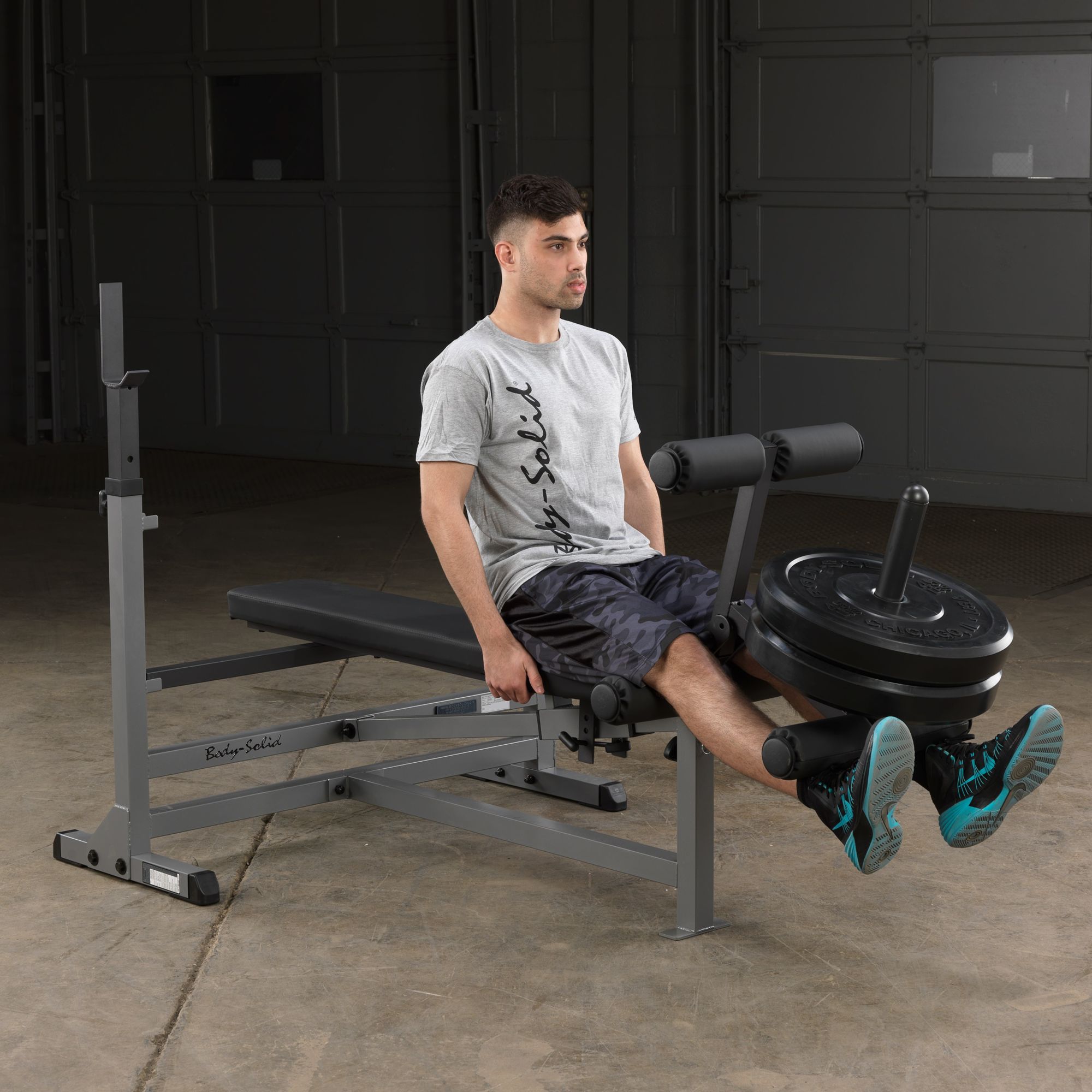 Body Solid GDIB46L Olympic Weight Bench with Leg Developer | Dick's ...