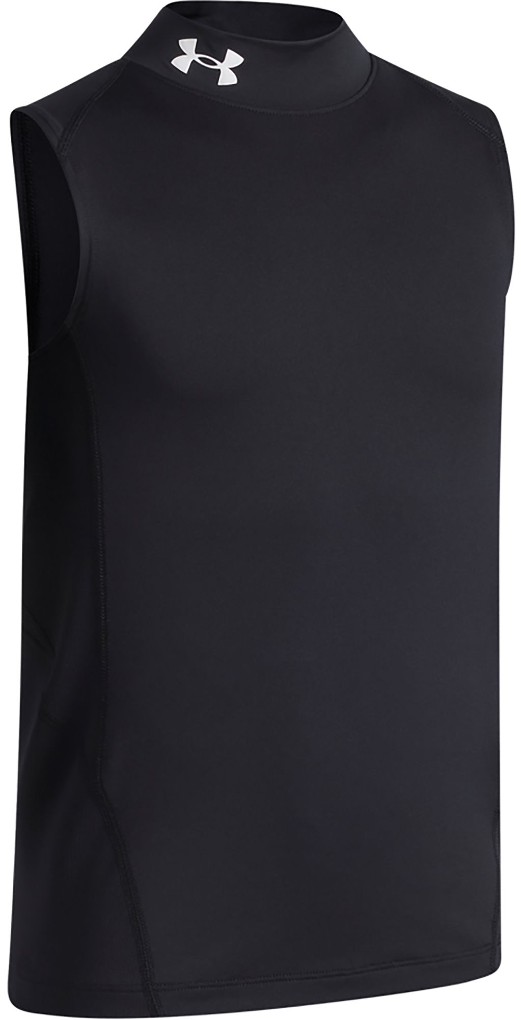 Under Armour Boys' HeatGear Mock Neck Sleeveless Shirt | Dick's ...